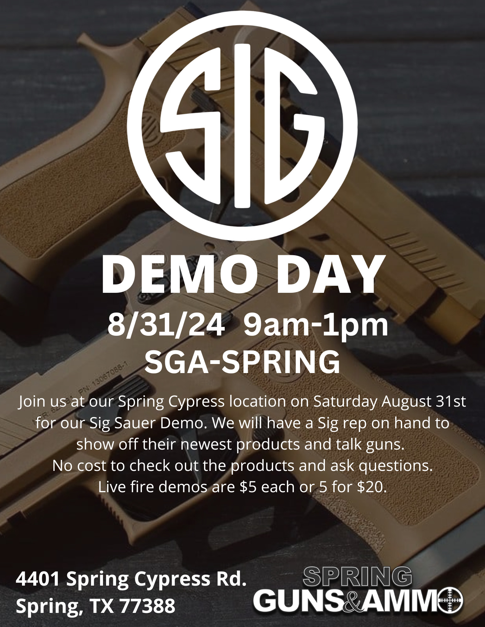 Promotions - Spring Guns & Ammo